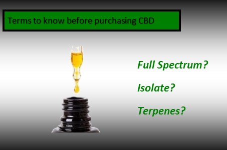 Understanding common CBD Terms